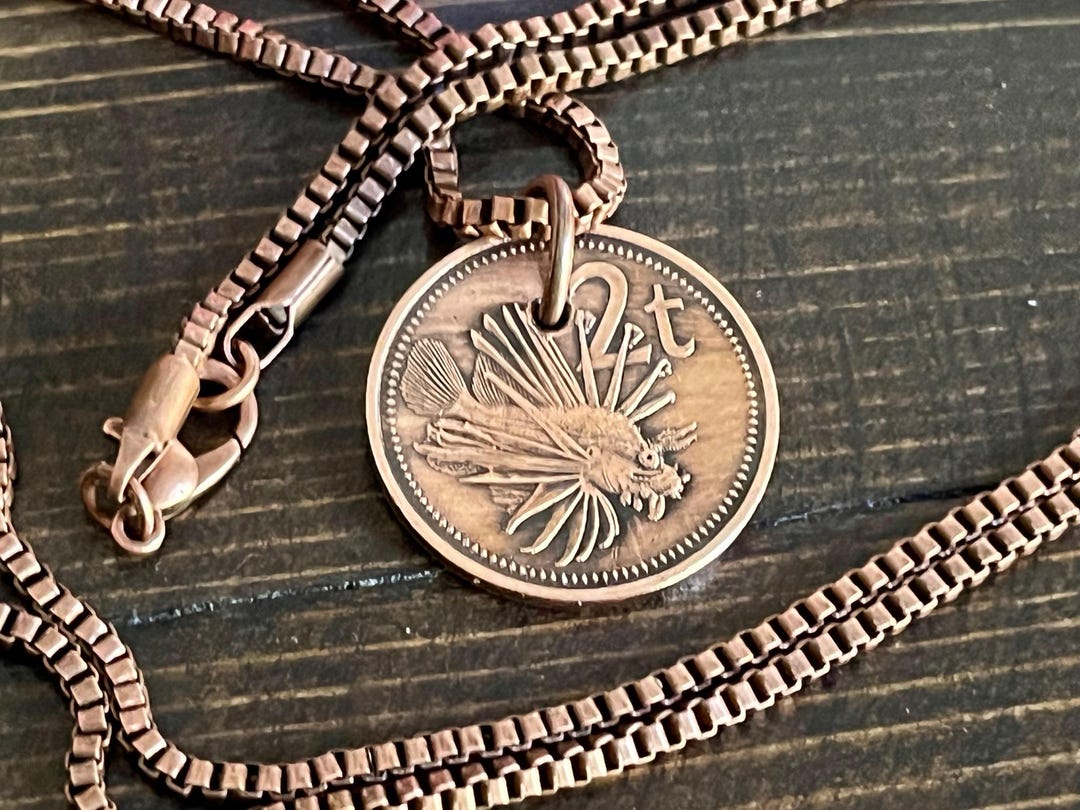 Papua New Guinea Toea Pendant | Bird of Paradise Coin Jewelry ...