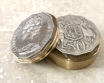 Coin Pill Box | Etsy