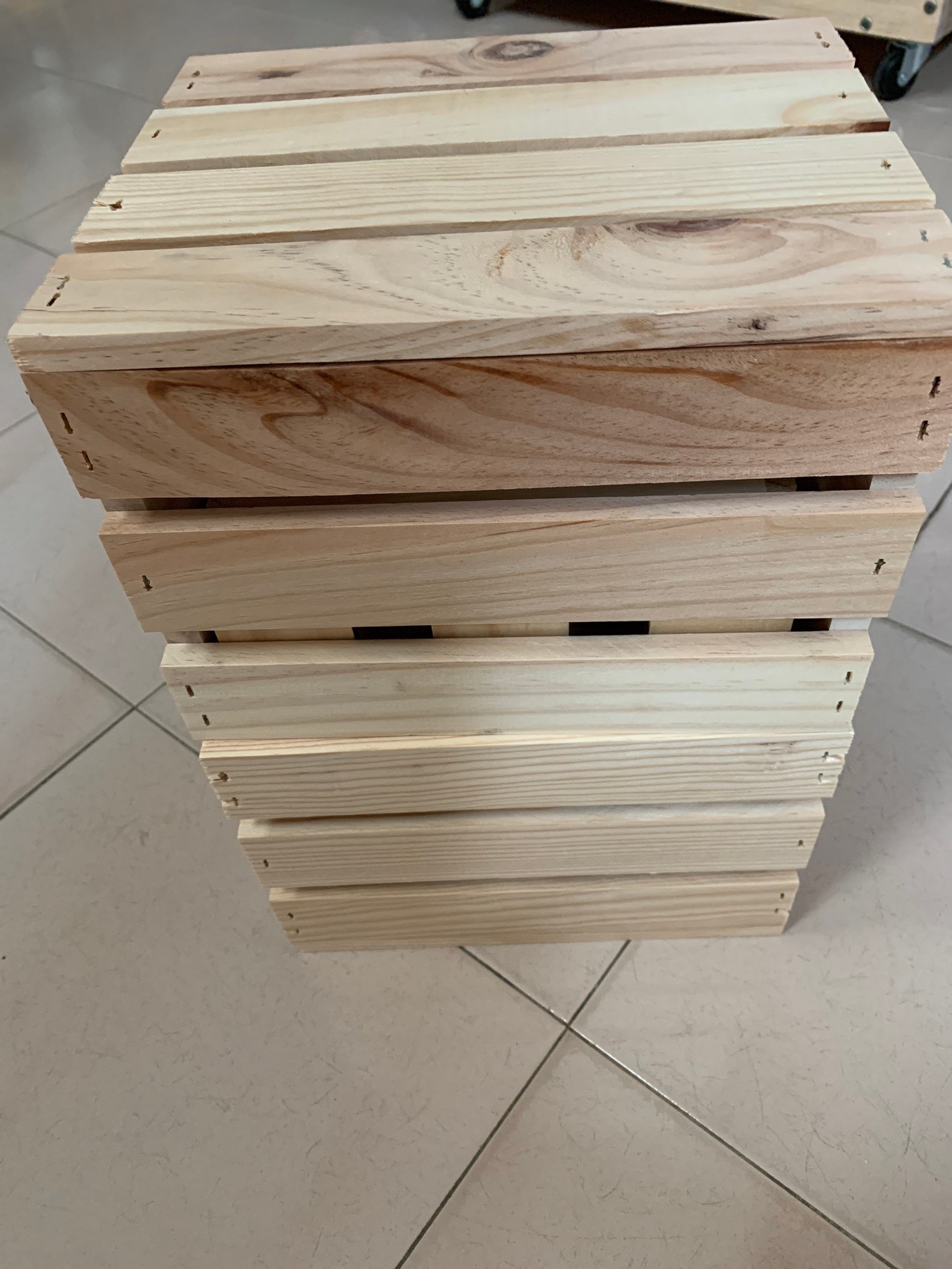 THREE Wooden Crates No Handles - Etsy