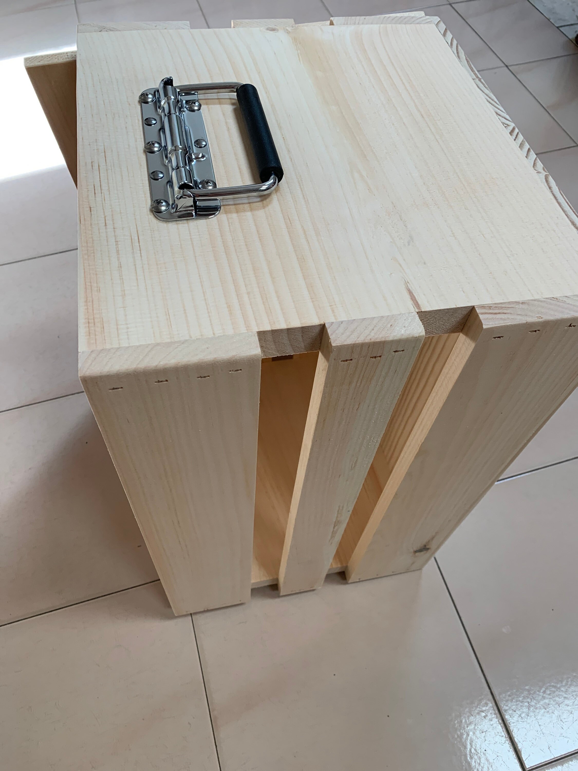 Deluxe Oversized Wooden Crate With a Removable Lid Made of - Etsy