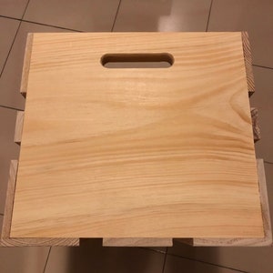 Oversized Wooden Crate Made of Natural Wood - Etsy