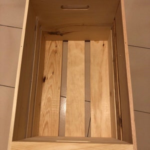 Oversized Wooden Crate Made of Natural Wood - Etsy