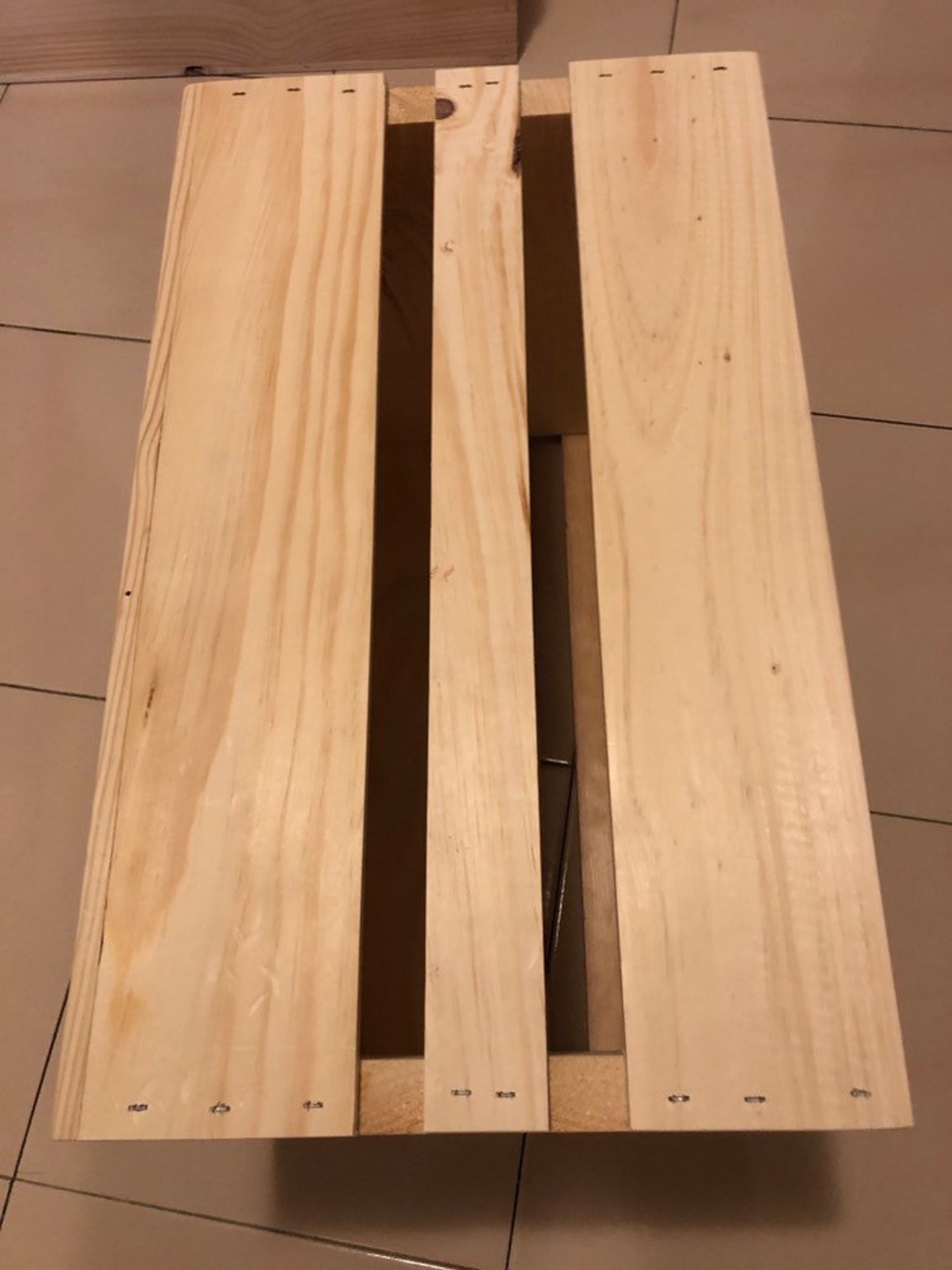 Oversized Wooden Crate Made of Natural Wood - Etsy