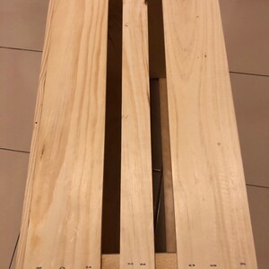 Oversized Wooden Crate Made of Natural Wood - Etsy