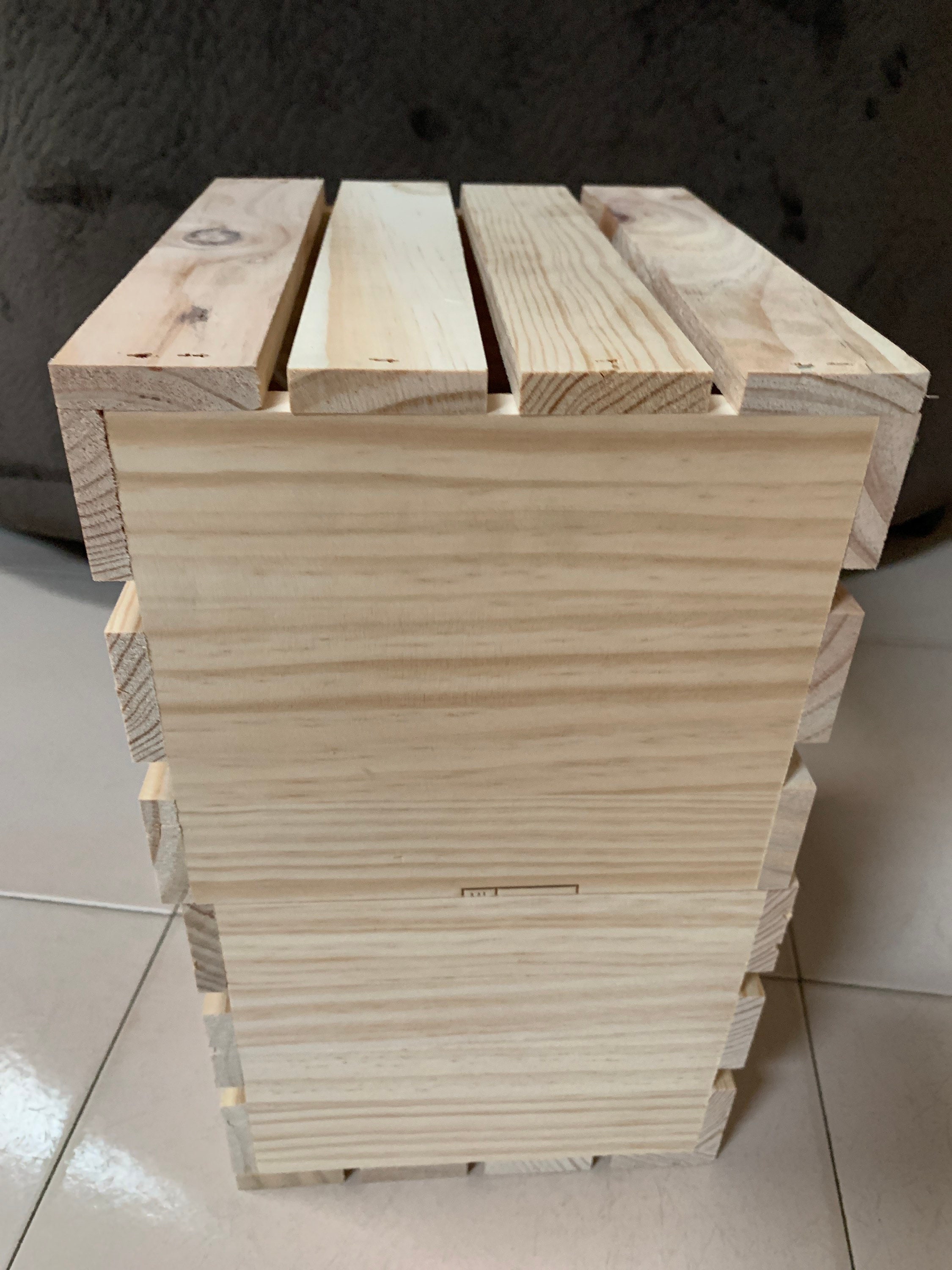 THREE Wooden Crates No Handles - Etsy