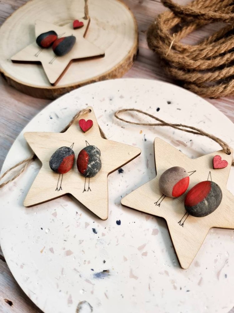 Robin Christmas Tree Decoration Tree Hanging Robins Appear - Etsy UK