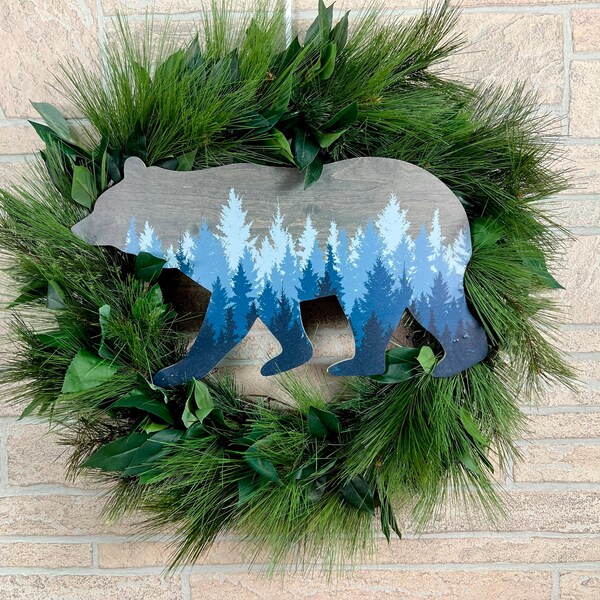 Cabin Wreath - Etsy
