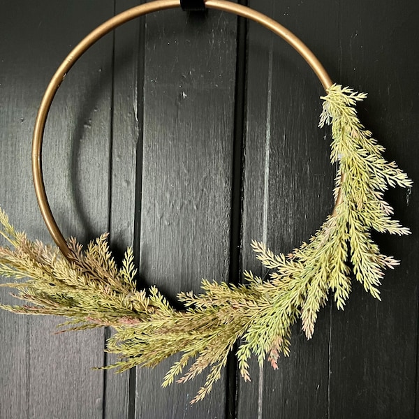 Modern Wreath - Etsy