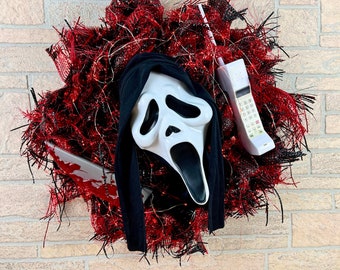 Scream Halloween Wreath - Etsy