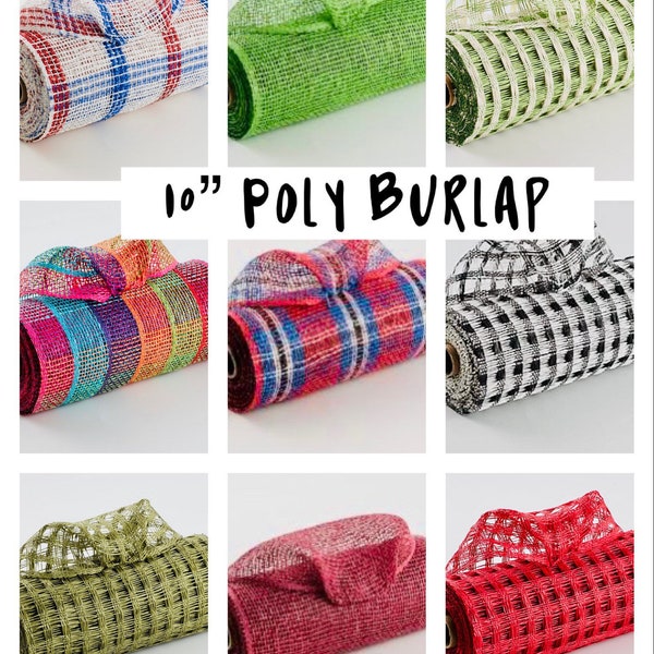 Poly Burlap - Etsy