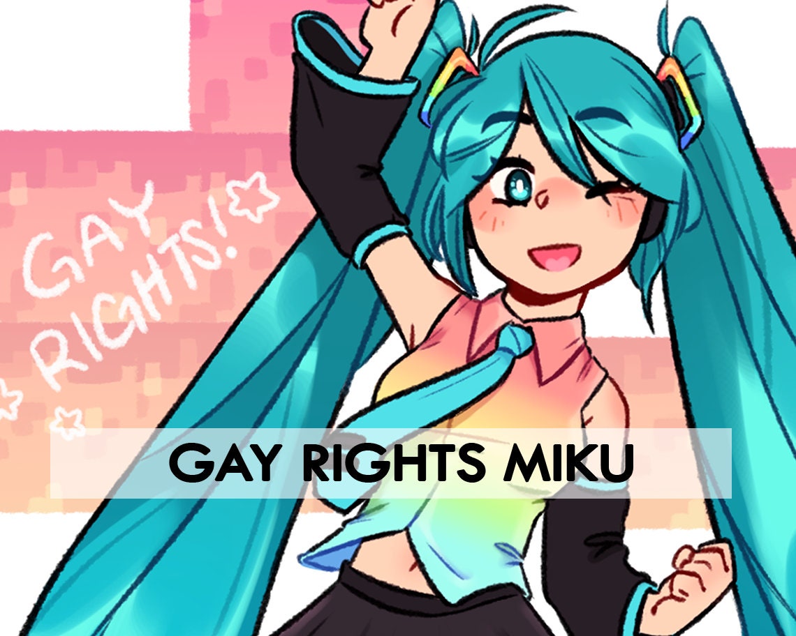 Gay Rights Miku Etsy