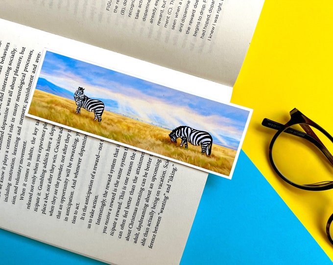 Savanna Themed Bookmarks, Bookish Gift, Fabric Bookmarks, African ...