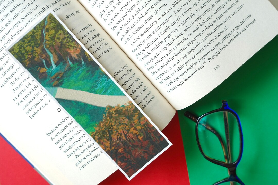 Aesthetic Waterfall Bookmark Croatia Landscape With Waterfalls Fine Art ...