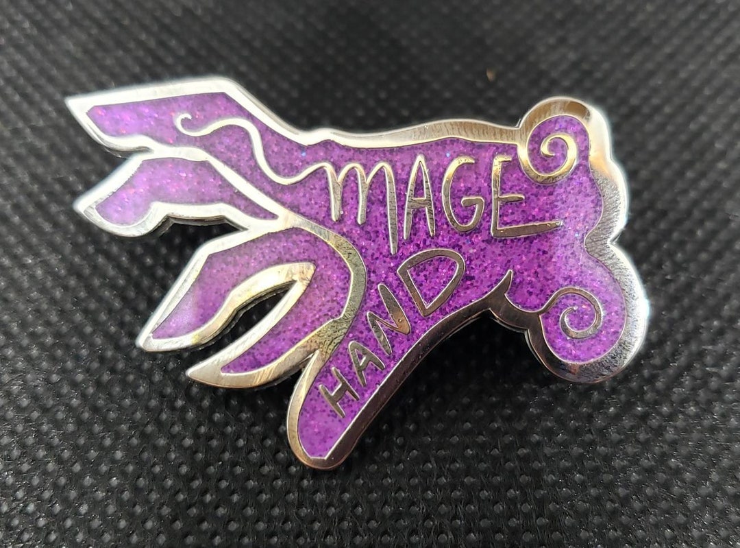Mage Hand Hard Enamel Pin - Etsy