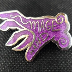 Mage Hand Hard Enamel Pin - Etsy