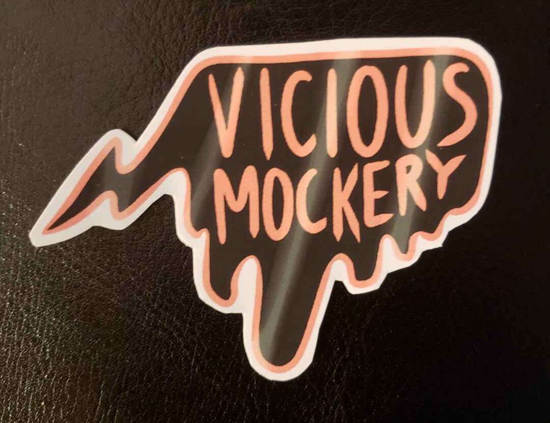 Vicious Mockery Vinyl Sticker - Etsy UK