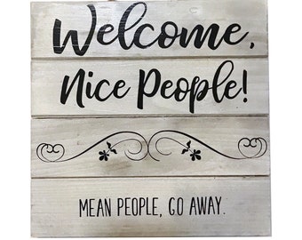 Cute welcome sign | Etsy