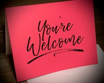 Welcome card | Etsy