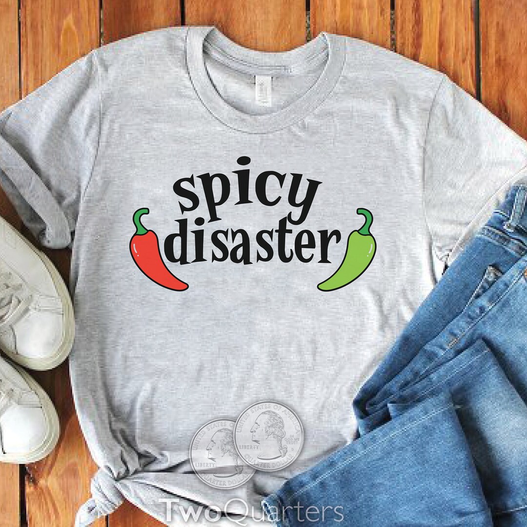 Spicy Disaster SVG and PNG Files - Etsy