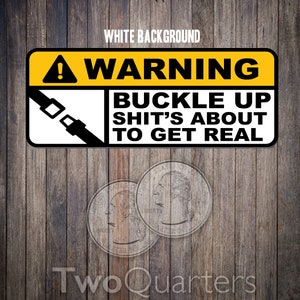 Buckle Up! Vinyl Decal - Etsy