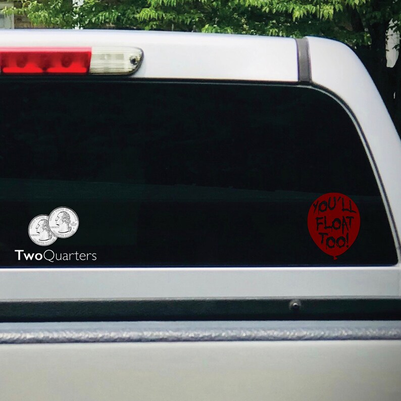 You'll Float Too Vinyl Decal - Etsy
