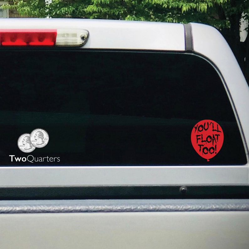 You'll Float Too Vinyl Decal | Etsy