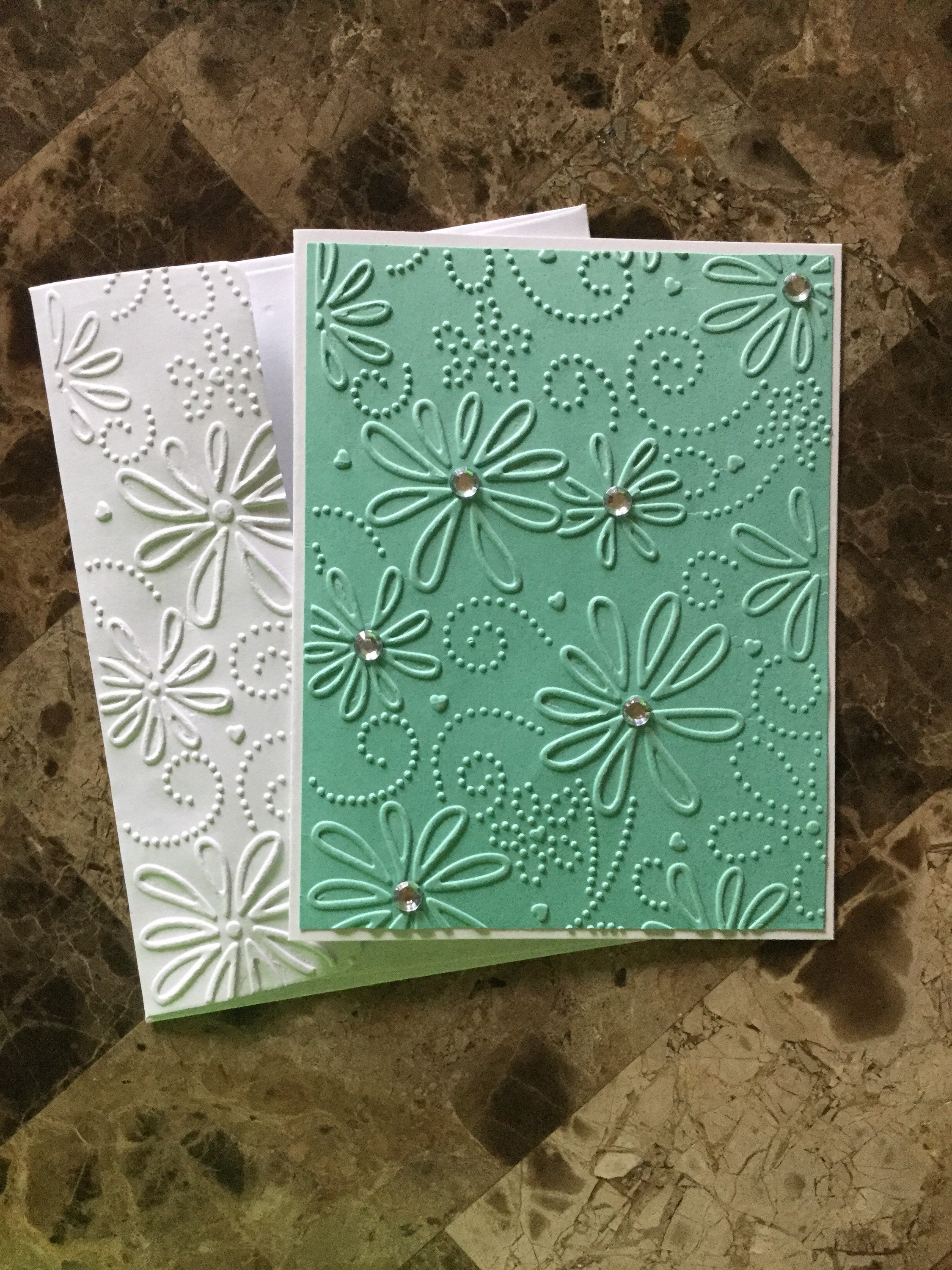 Set of 4 All Occasion Cards Note Cards Handmade Pastel - Etsy