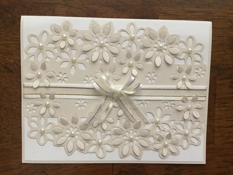 Unique Elegant 3D Wedding All Occasion Greeting Card - Etsy