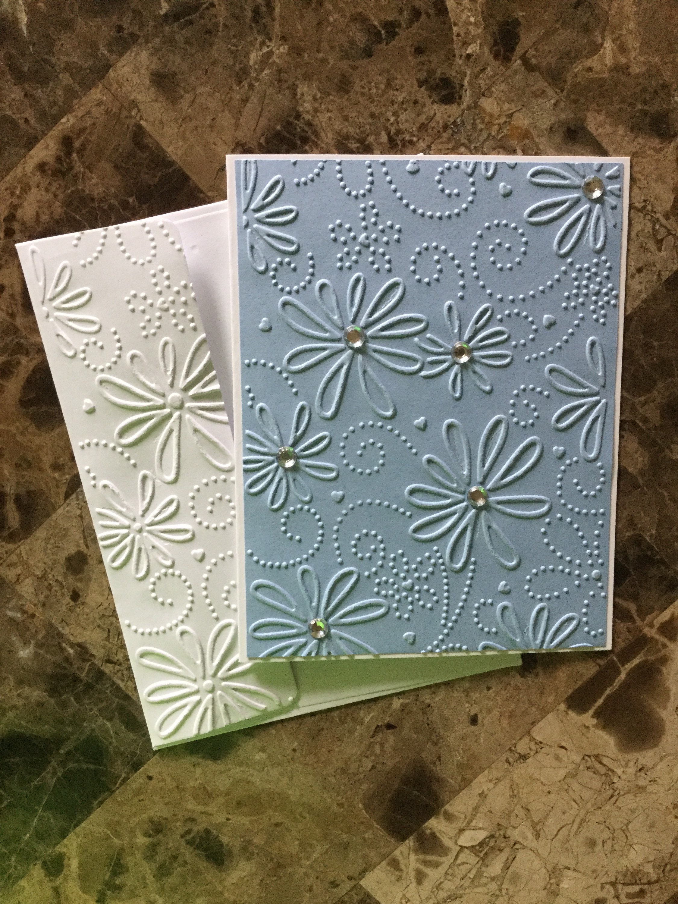 Set of 4 All Occasion Cards Note Cards Handmade Pastel - Etsy