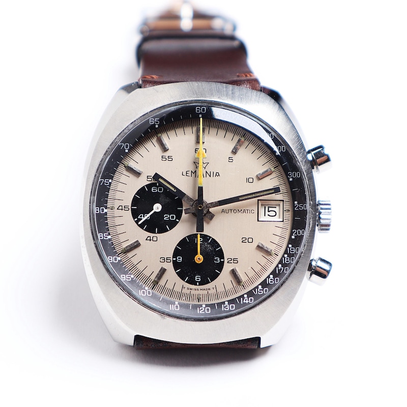 Lemania Vintage Watch - Etsy