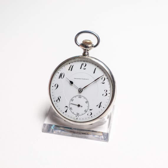 Rare silver Tavannes Watch Co, pocket watch from 1920… - Gem