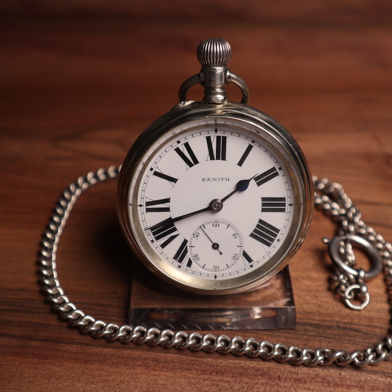 Zenith Pocket Watch - Etsy