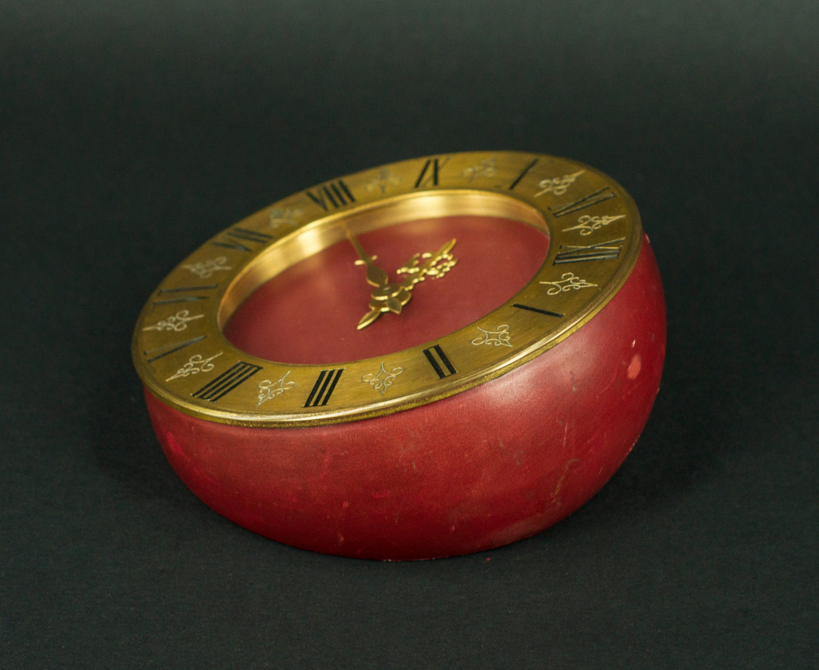 Vintage French Art Deco Desk Clock: 8-day Mechanical Tabletop Clock - Etsy