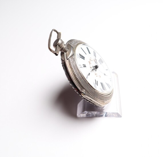 Rare Antique Tortoise shell and Silver Pocket Watch -… - Gem
