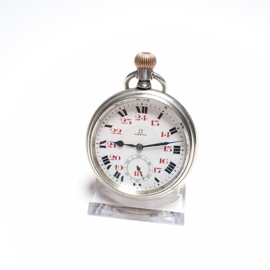 Rare Vintage Huge Omega Swiss Pocket Watch - Omega Watch From 1930 ...