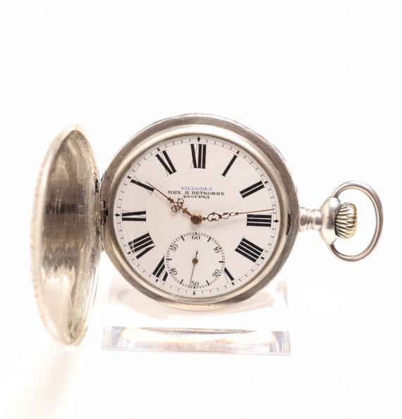Billodes/Zenith Vintage Full Hunter Pocket Watch, Swi… - Gem