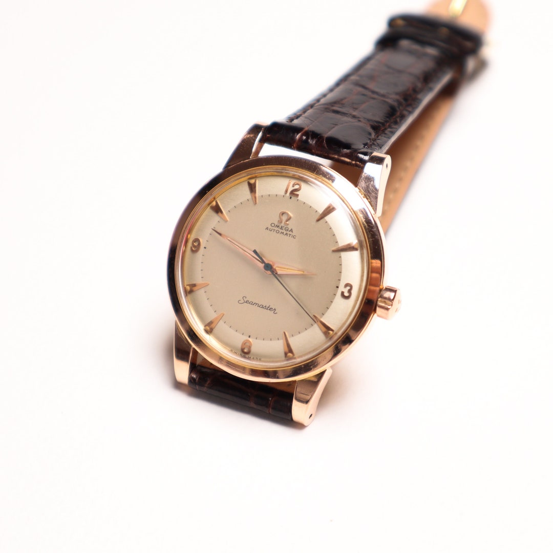 Vintage From 1950, Genuine Jumbo 36mm Omega Seamaster Bumper Automatic ...