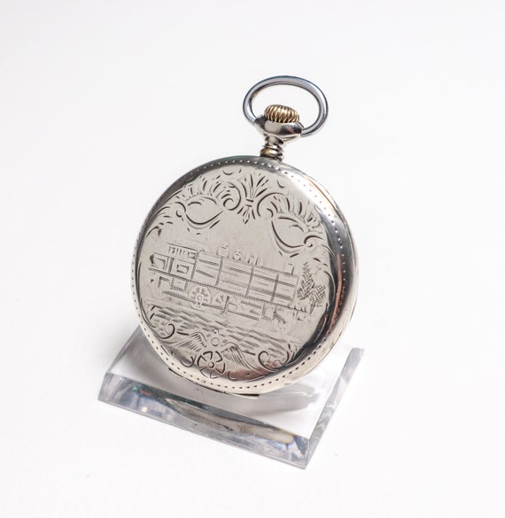 Rare silver Tavannes Watch Co, pocket watch from 1920… - Gem