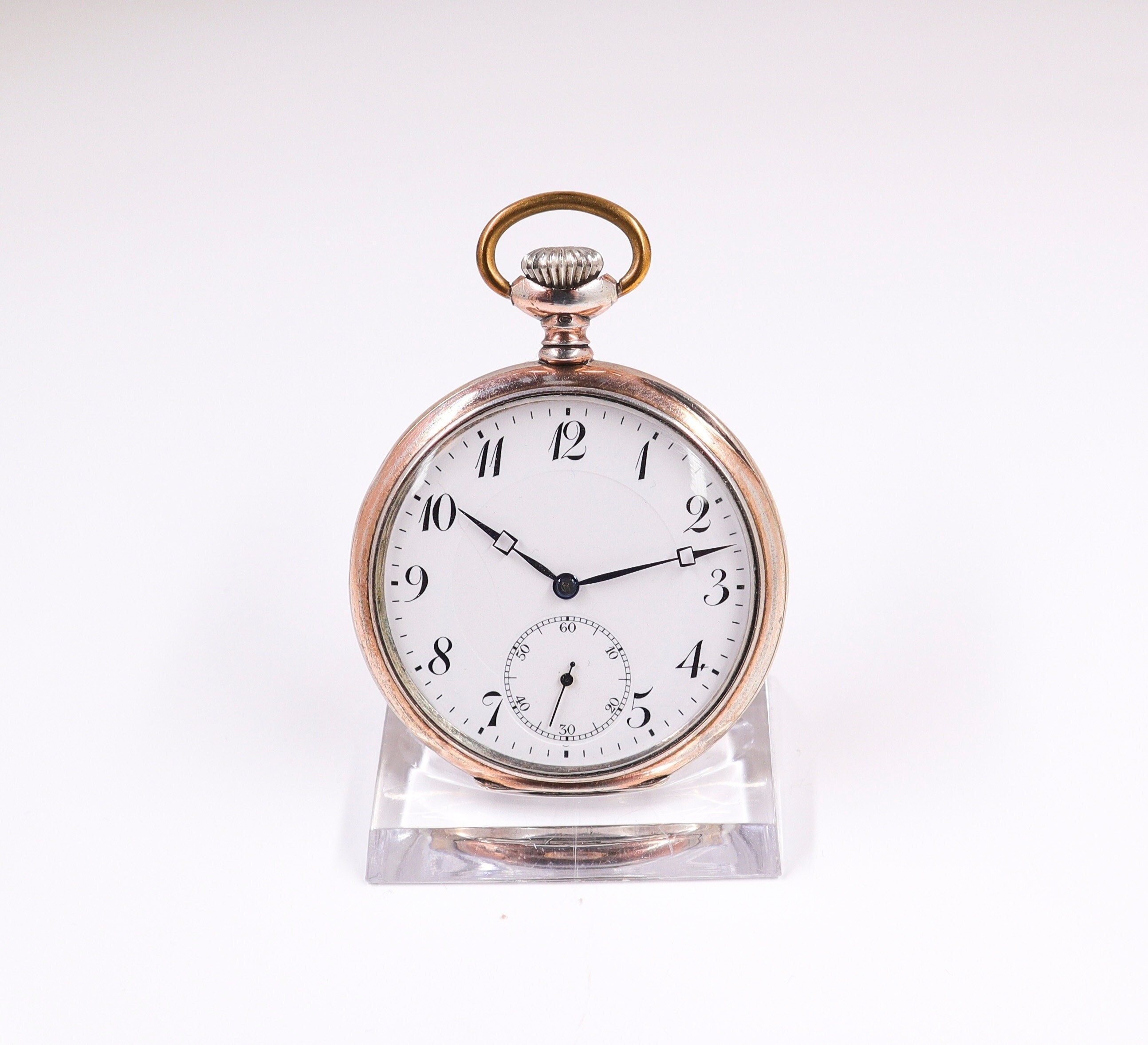 Collectible Vintage Zenith Pocket Watch Silver Swiss Pocket Watch Antique Mechanical Watch Wonderful Gift Rare Timepiece Etsy Ireland