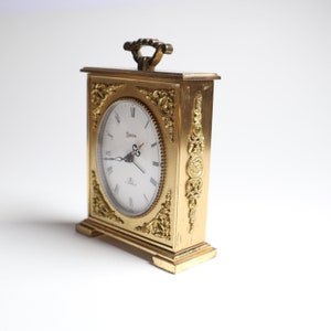 Vintage Delightful Swiza Swiss 8 Days Alarm Clock, Old Luxury Clock ...
