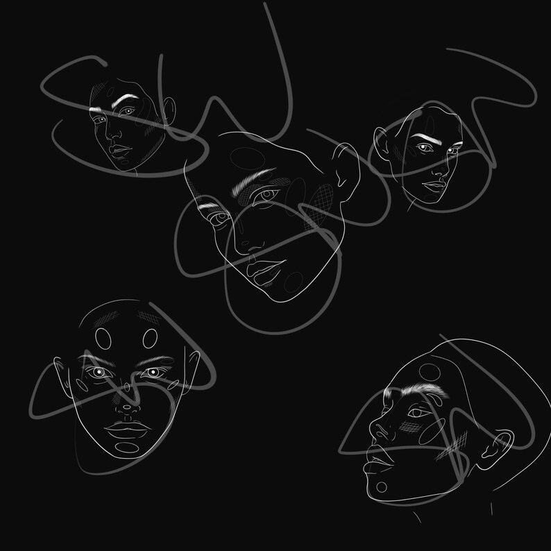 Procreate Portrait Brush Presets - Etsy