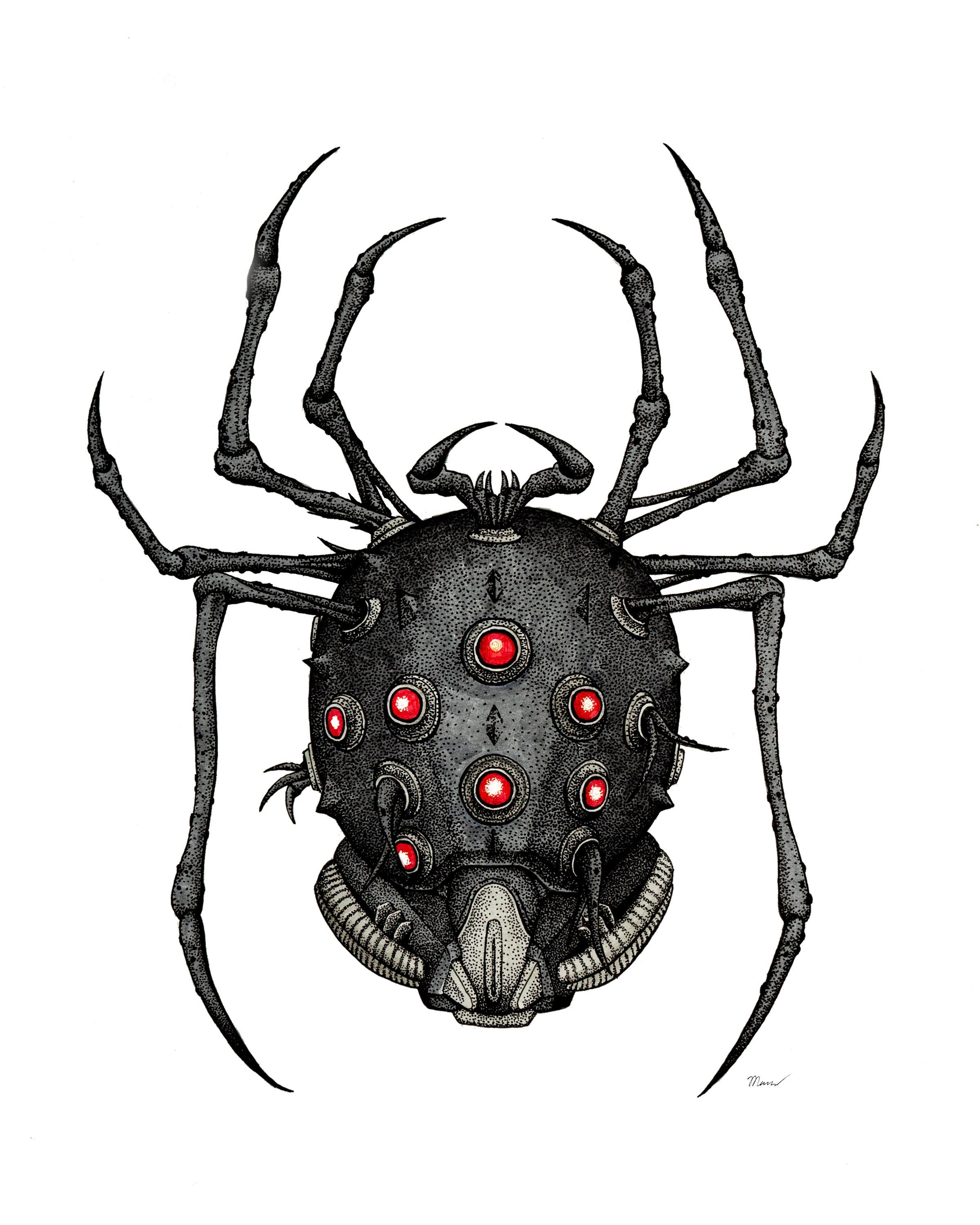 Arachnid Fine Art Print by Mwinkworks - Etsy