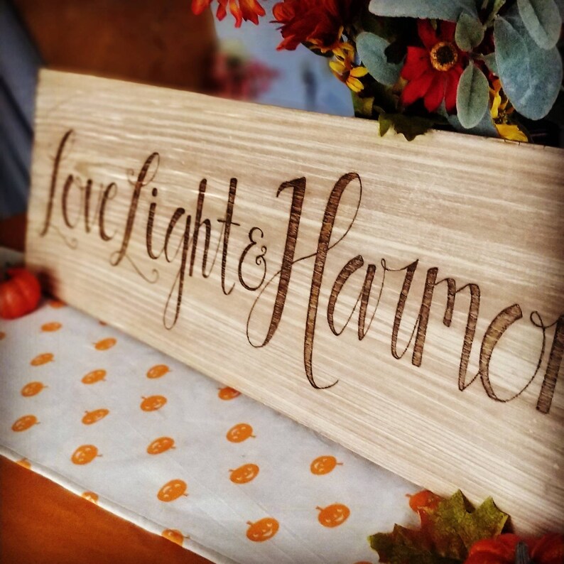 Custom Wood Burned Sign custom Size - Etsy UK