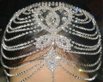 Head Jewelry Chain | Etsy