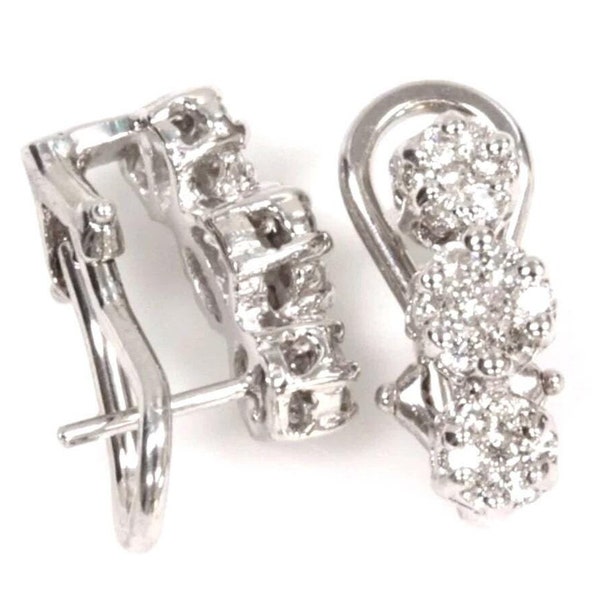 Omega Back Earrings - Etsy