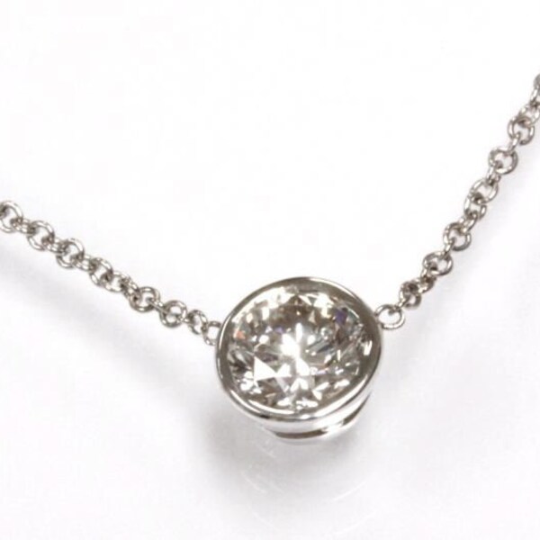 Single Stone Pendant - Etsy