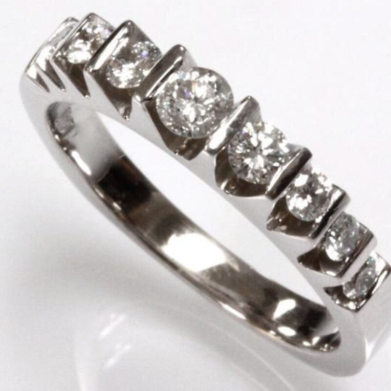 Diamond Bar Ring - Etsy