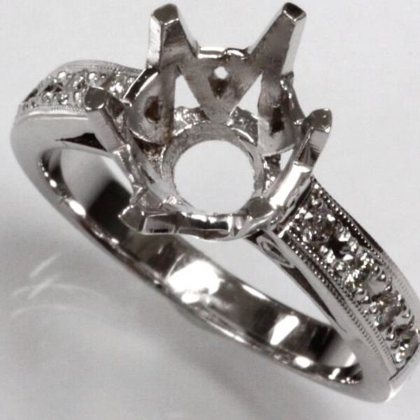 Crown Setting Ring - Etsy