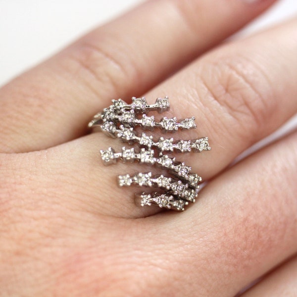 Waterfall Ring - Etsy