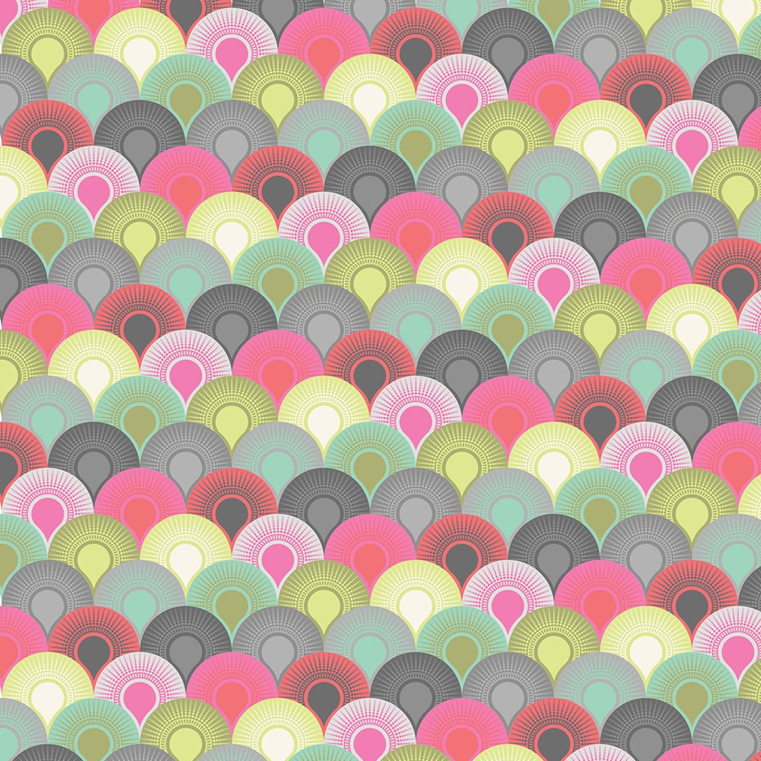 OOP Tula Pink Elizabeth Chain Mail in Tart BTFQ - Etsy